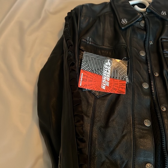 Blackheart | Jackets & Coats | Black Heart Motorcycle Leather Jacket ...
